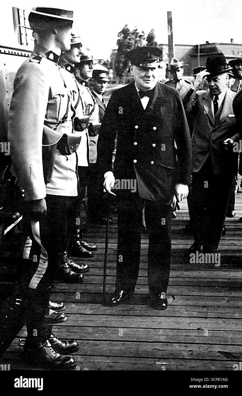 Mr roosevelt mr mackenzie king black and white hi-res stock photography ...