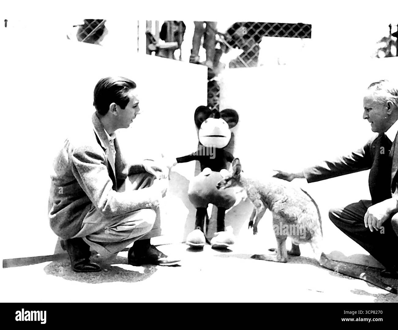 From Hollywood comes this picture of Walt Disney and Mr. Leo Buring of ...