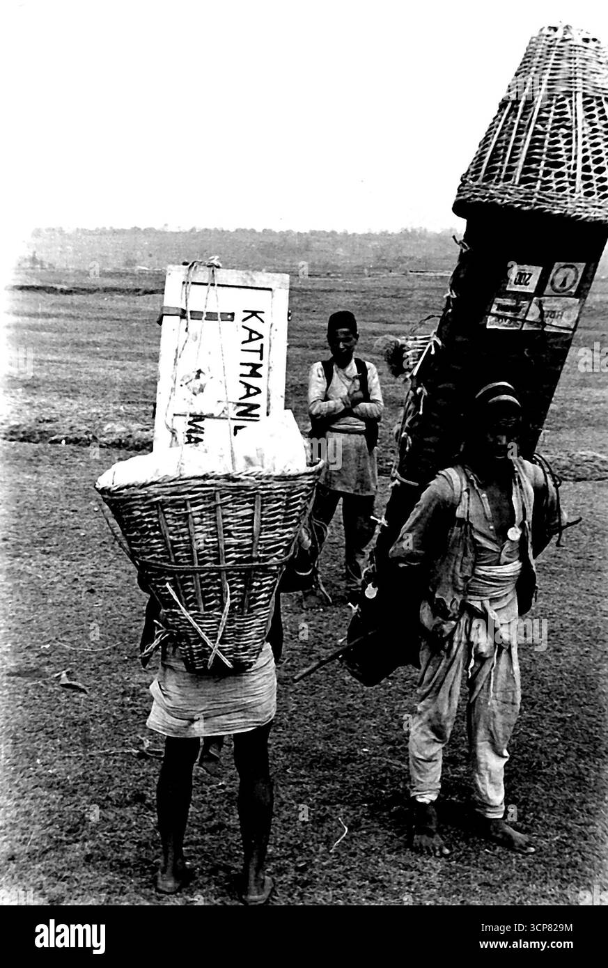 First to climb mountain himalayan expedition black and white hi-res ...