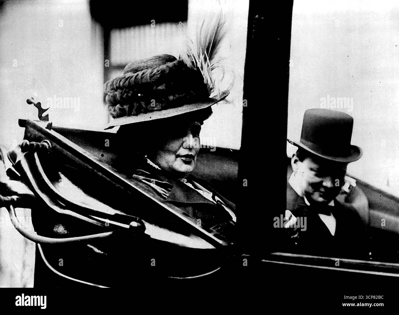The Life Of Winston Churchill -- Mr. Winston Churchill in a carriage ...