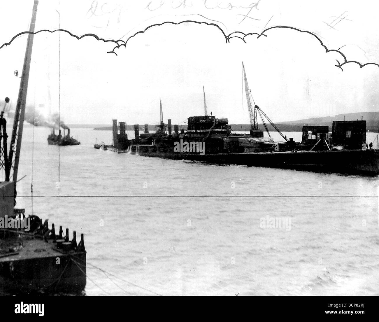 Salvage Work of German Fleet At Scapa Flow - The battle-cruiser ...
