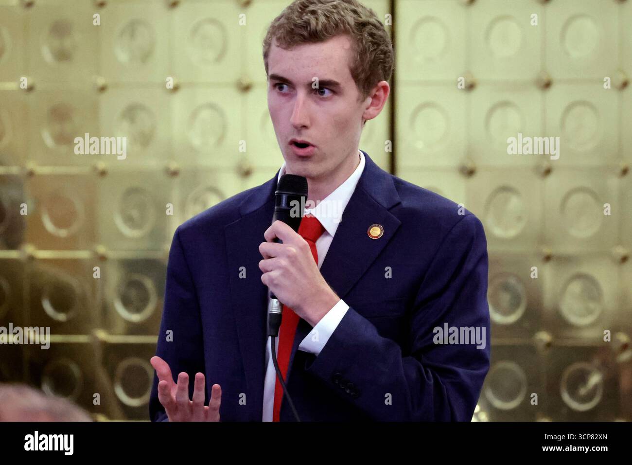 Rep. Wyatt Gable, R-Onslow, speaks during a North Carolina legislative ...