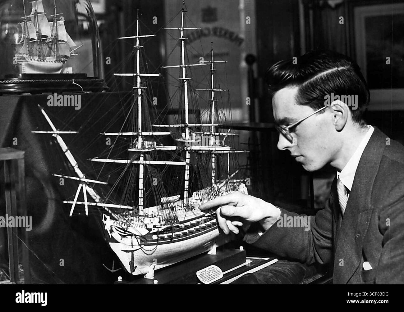 An Unusual Exhibition -- The model of the 74-gun "L'Aigle" at the ...