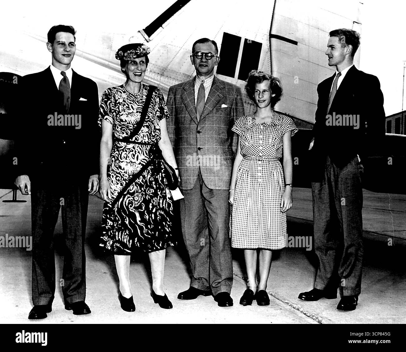 The above picture of fine Defence Minister Claxton and his family was ...