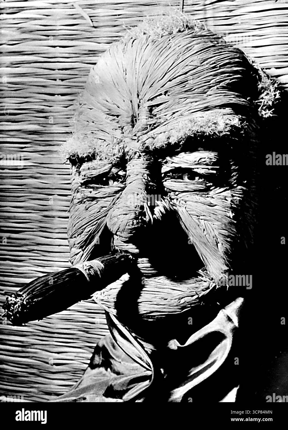 Sculpture In Straw -- Mr. Churchill through the could hardly be called ...