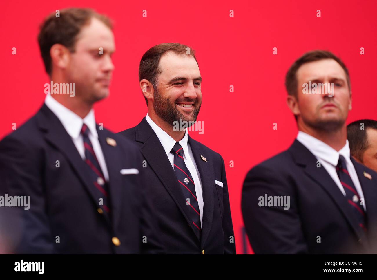 Scottie Scheffler of Team United States during the opening ceremony for ...