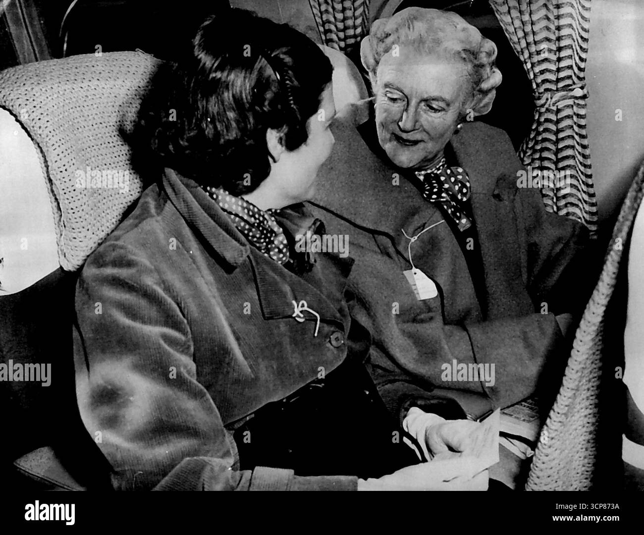 Mrs. Churchill Leaves Foe Jamaica - Mrs. Winston Churchill, wife of the ...