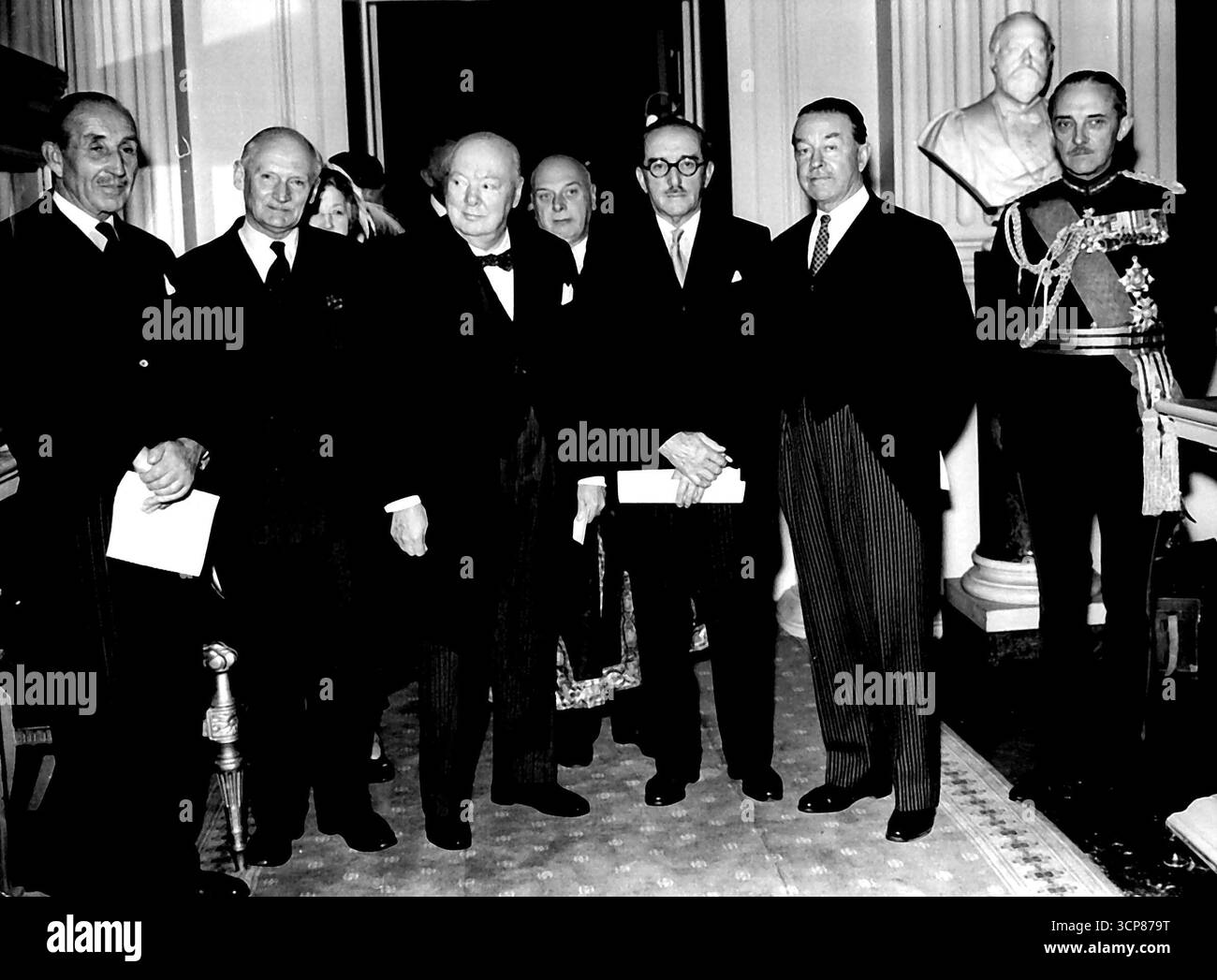 Sir Winston Receives Ulster Freedoms at the Mansion House -- Sir ...