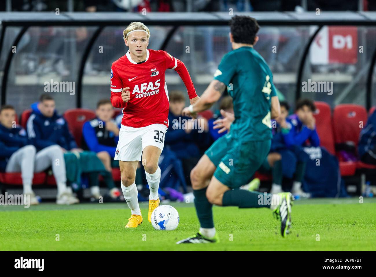 ALKMAAR , 24-09-2025 , AFAS Stadium , season 2025 / 2026 , Dutch ...