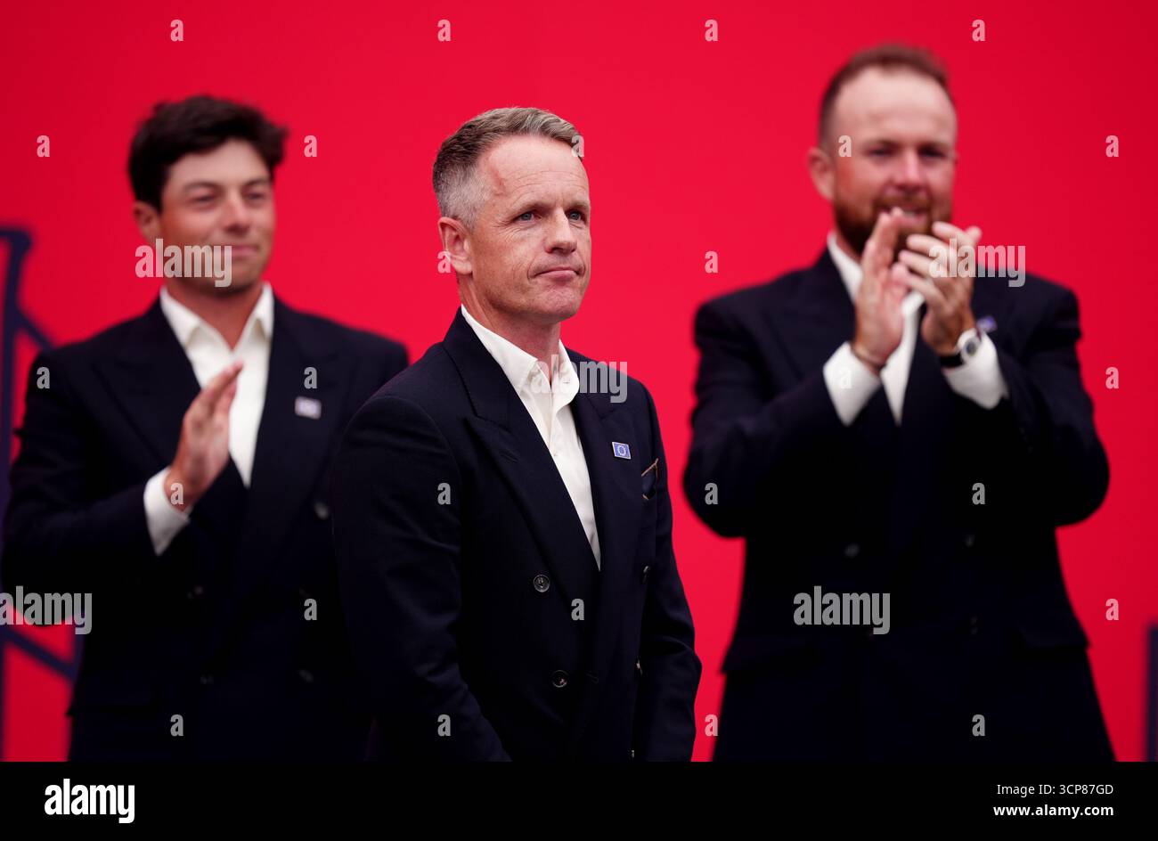Team Europe Captain Luke Donald during the opening ceremony for the ...