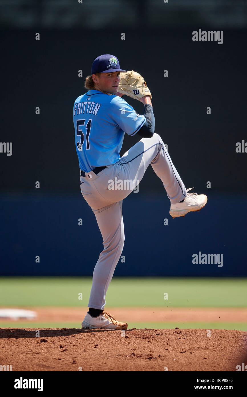 Tampa Bay Rays pitcher Dominic Fritton (51) during an MiLB Florida ...