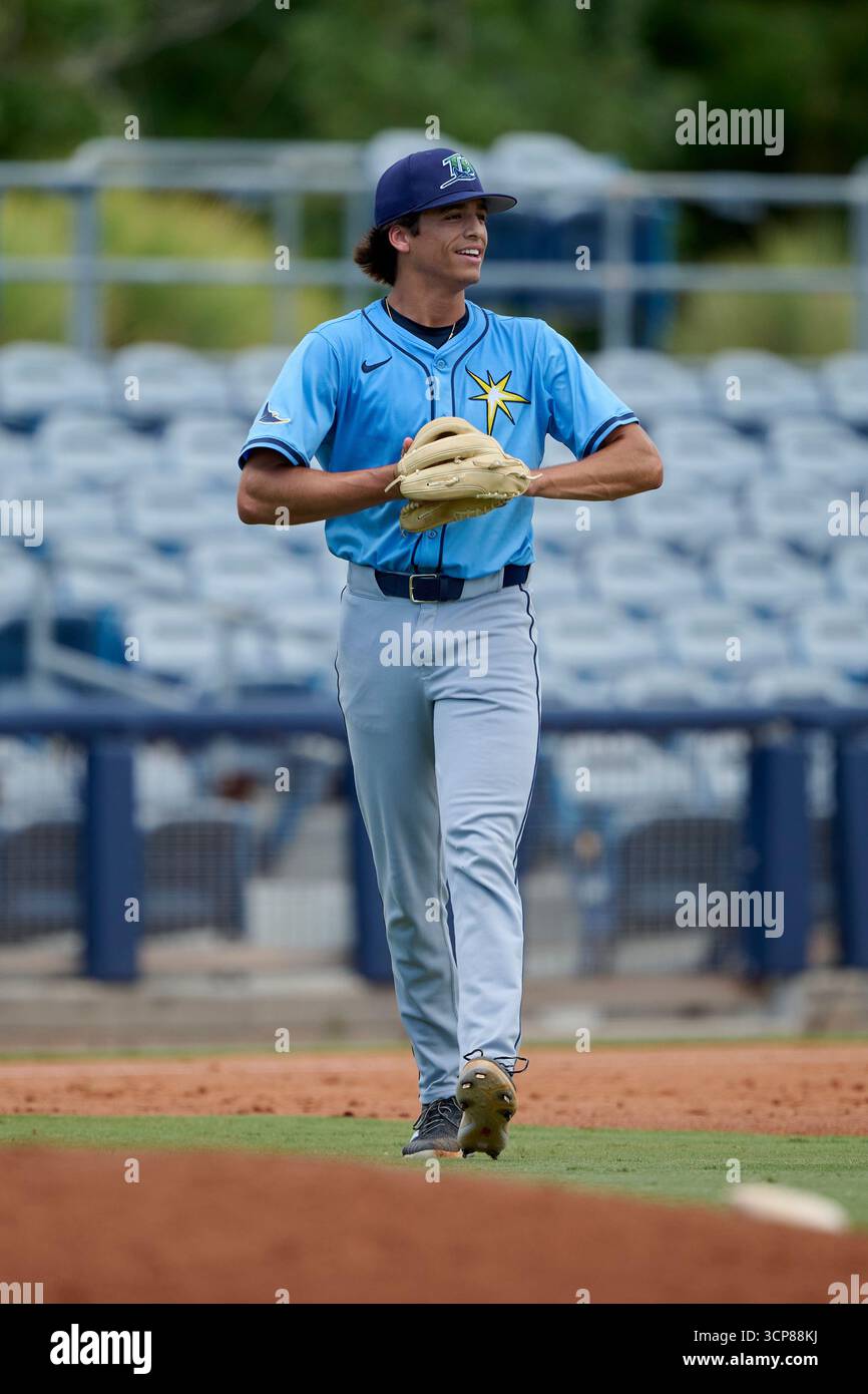 Tampa Bay Rays pitcher Jacob Kuhn (5) during an MiLB Florida Bridge ...