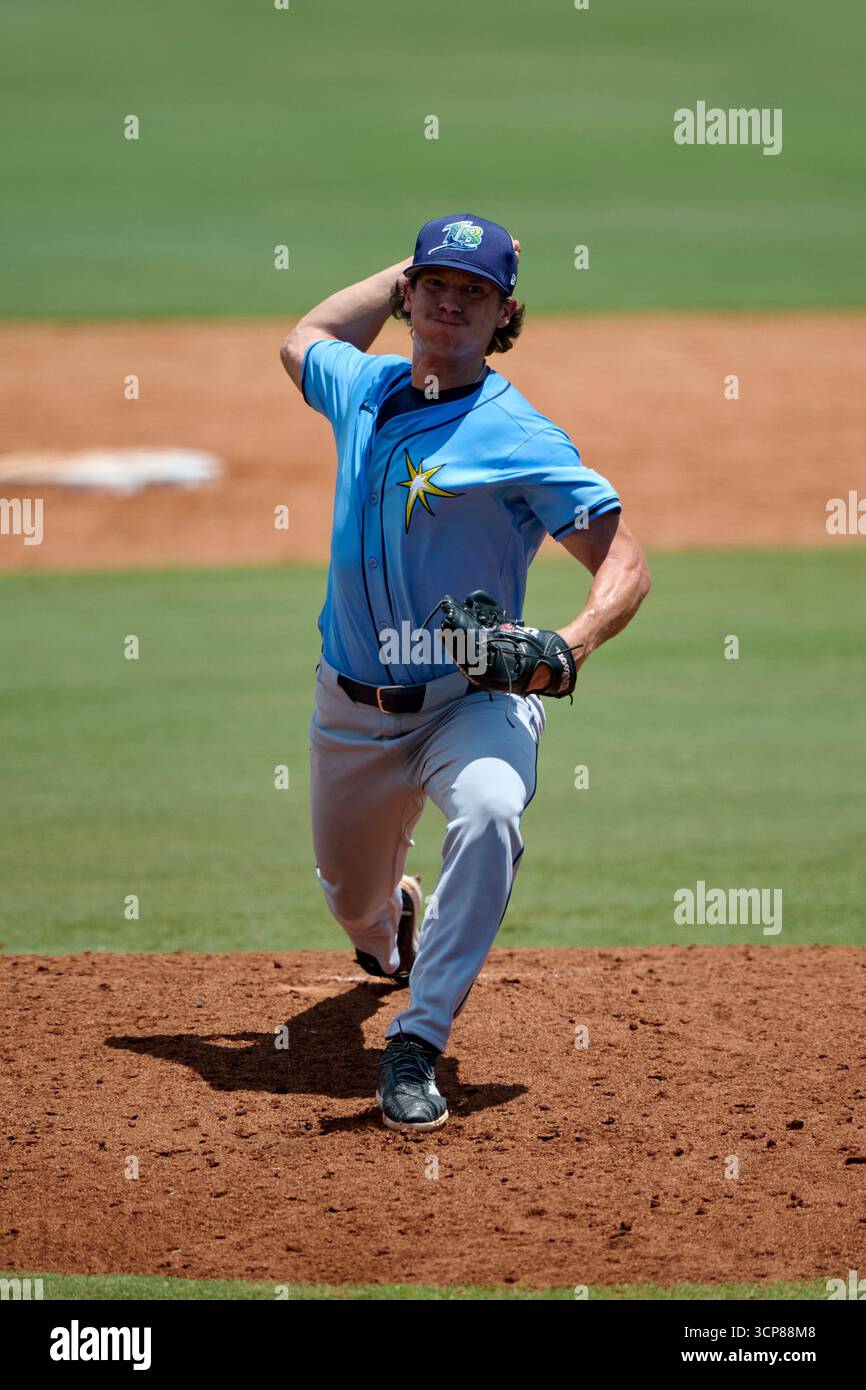 Tampa Bay Rays pitcher Trendan Parish (11) during an MiLB Florida ...