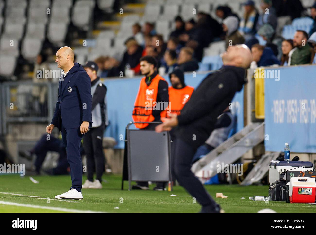 MALMÖ, SVERIGE 20250924Ludogorets tränare Rui Mota under onsdagens ...