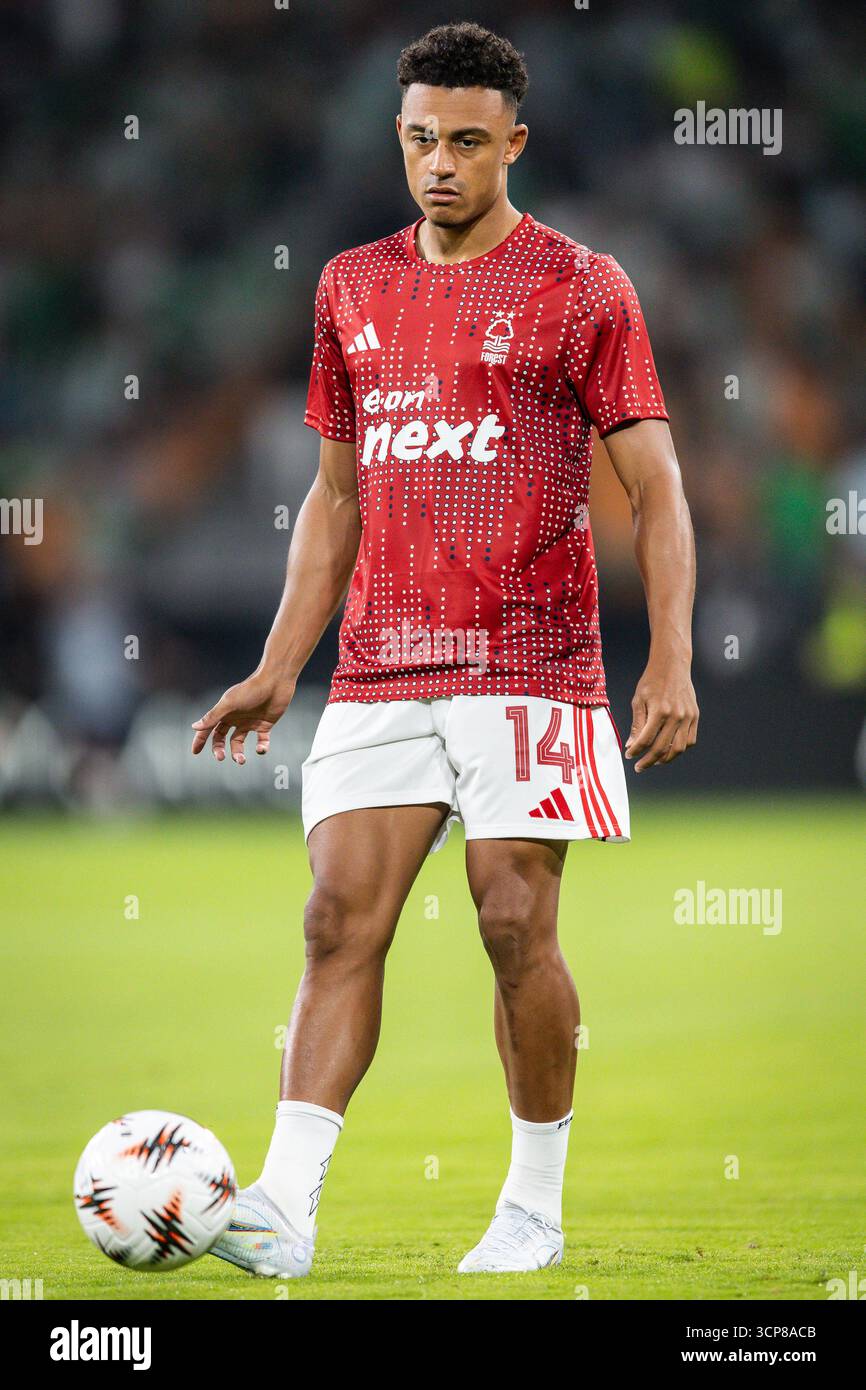 Dan NDOYE of Nottingham Forest during the UEFA Europa League, League ...