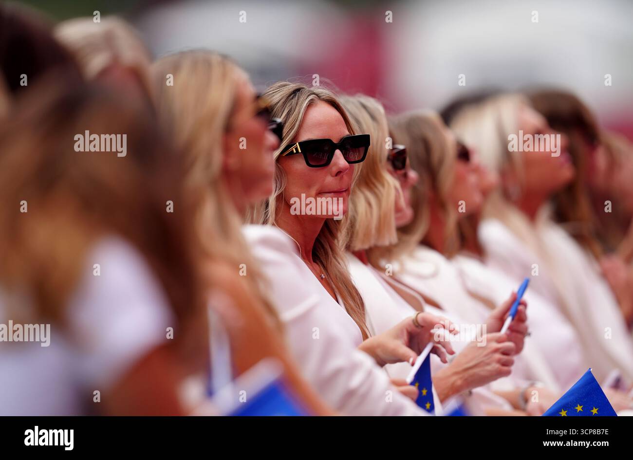 Erica Stoll, wife of Rory McIlroy during the opening ceremony for the ...