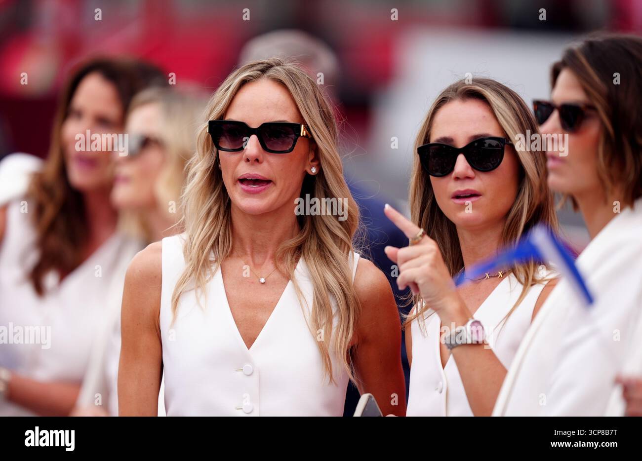 Erica Stoll, wife of Rory McIlroy during the opening ceremony for the ...
