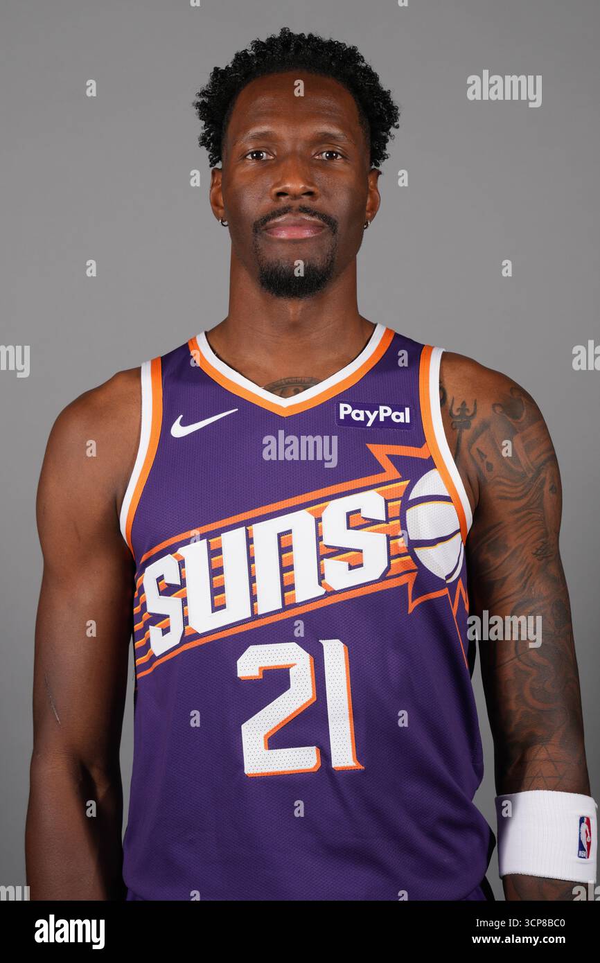 Phoenix Suns forward Nigel Hayes (21) poses during the NBA basketball ...