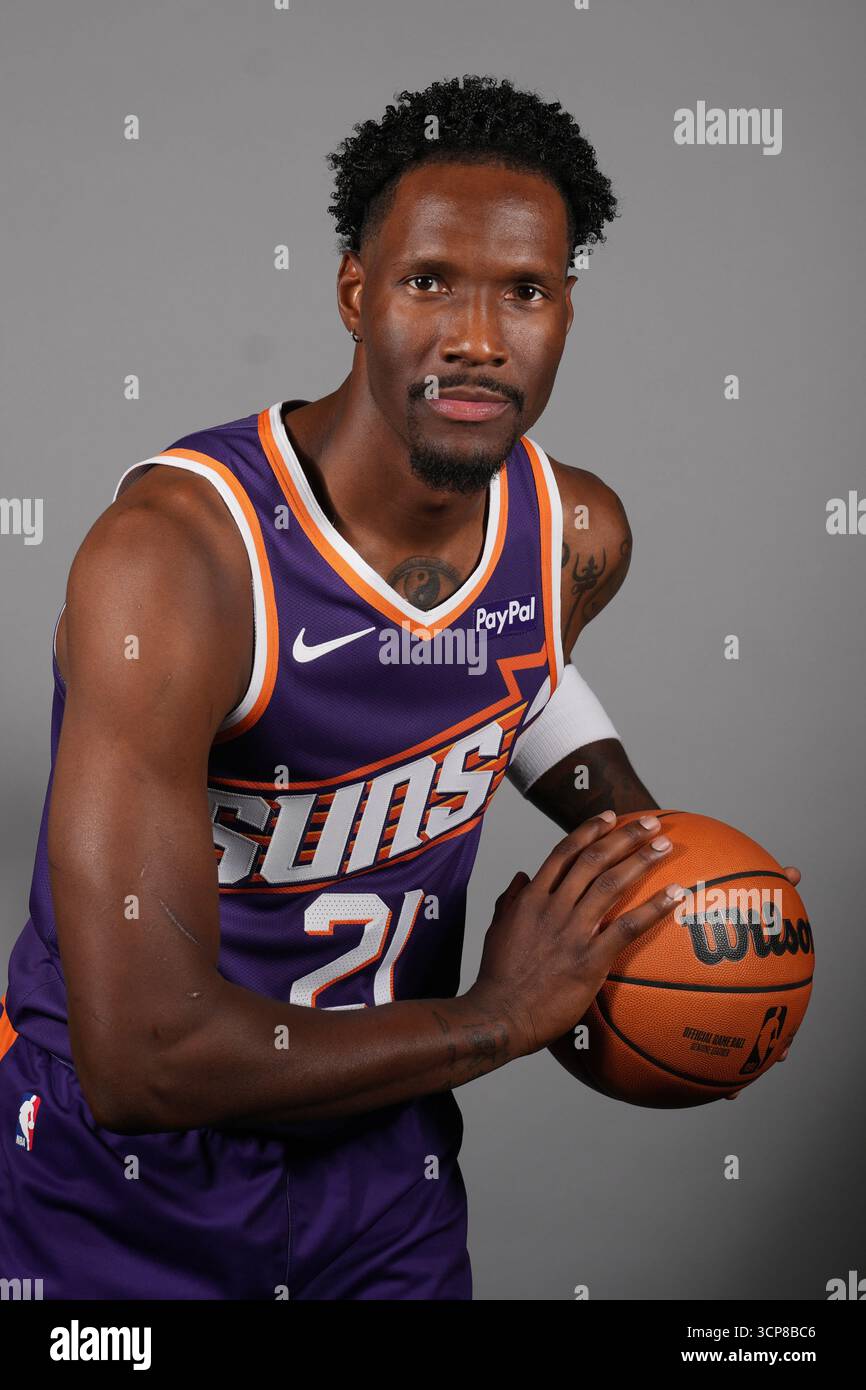 Phoenix Suns forward Nigel Hayes (21) poses during the NBA basketball ...
