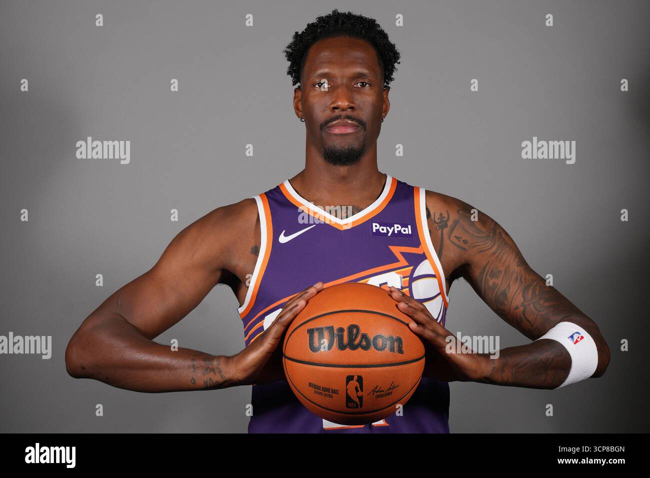 Phoenix Suns forward Nigel Hayes (21) poses during the NBA basketball ...