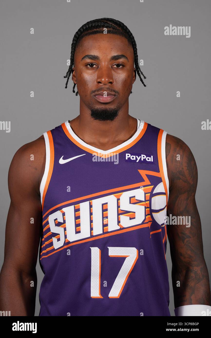 Phoenix Suns David Duke Jr. poses during the NBA basketball team's ...