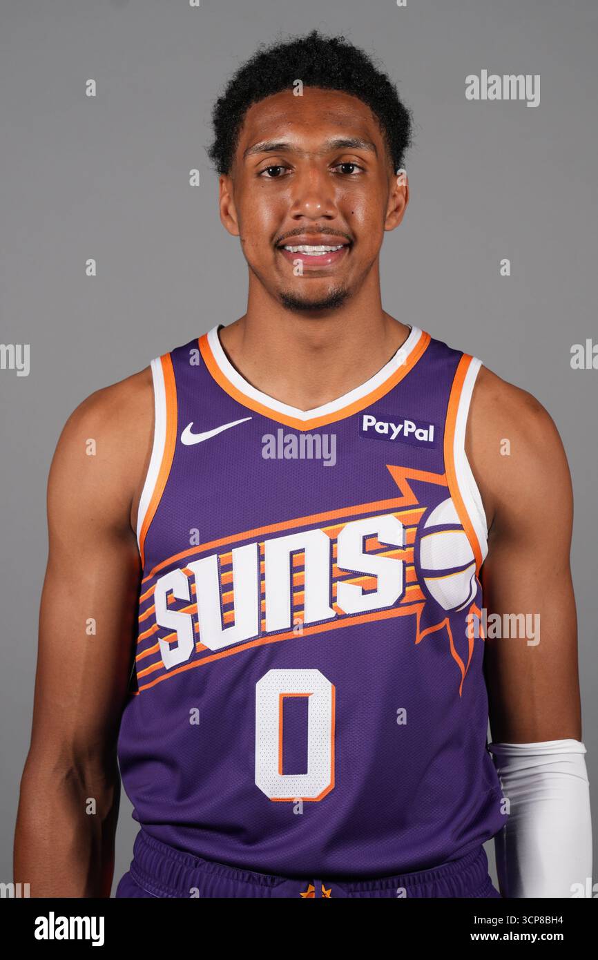 Phoenix Suns forward Ryan Dunn (0) poses during the NBA basketball team ...