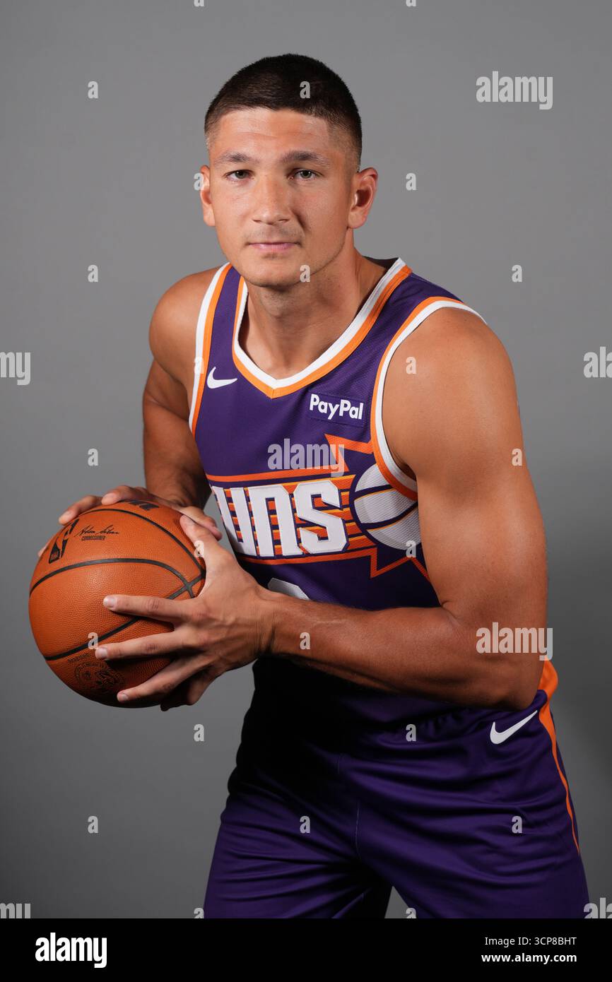 Phoenix Suns guard Grayson Allen (8) poses during the NBA basketball ...