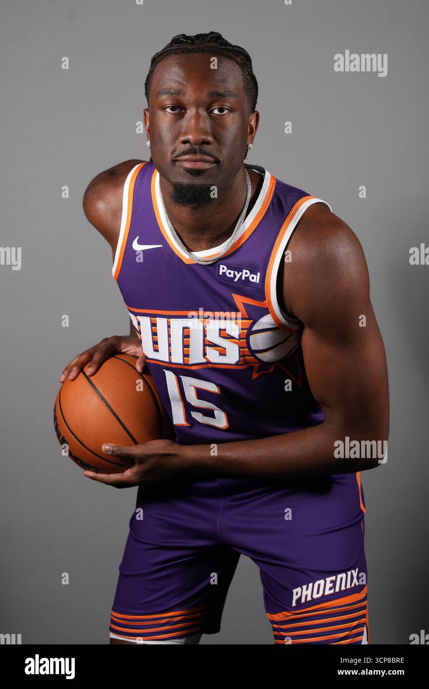 Phoenix Suns center Mark Williams (15) poses during the NBA basketball ...