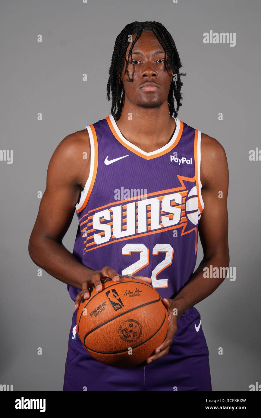 Phoenix Suns forward CJ Huntley (22) poses during the NBA basketball ...