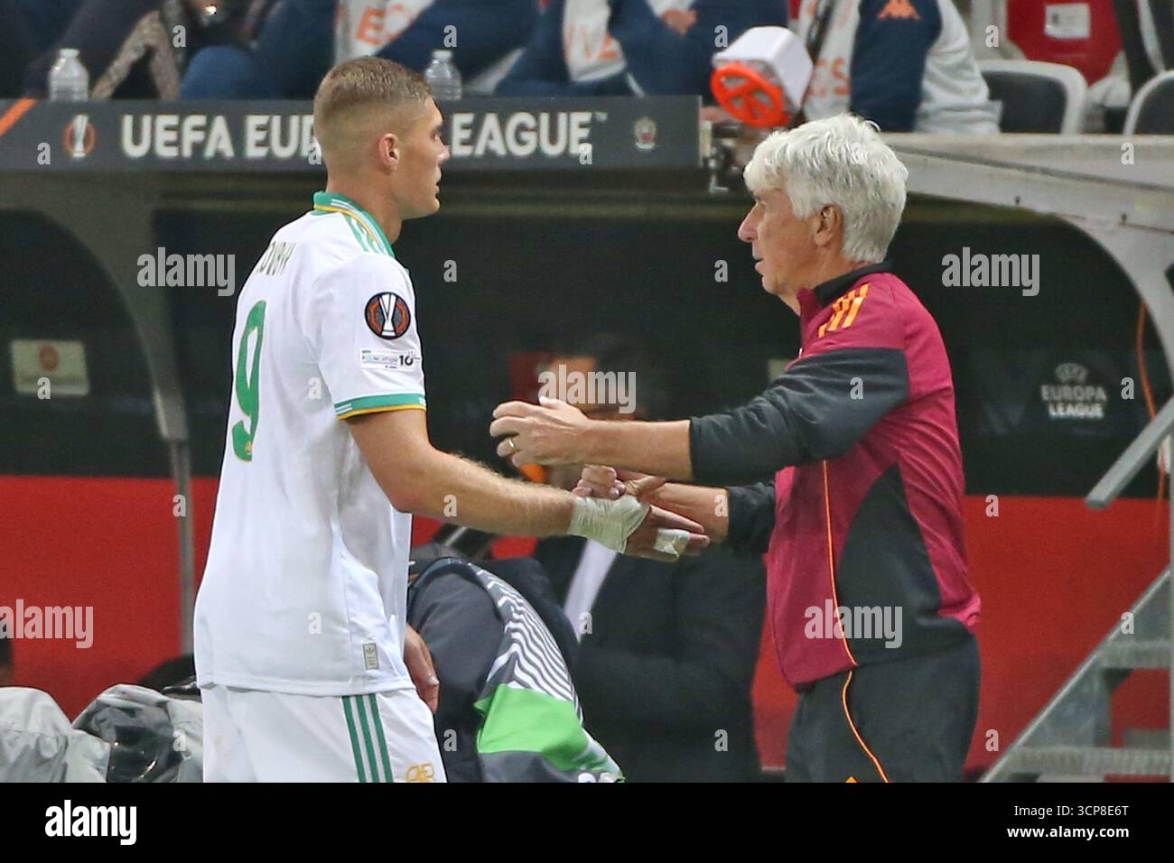 24.09.2025 Europa League Fase a Gironi : Nizza vs Roma Nella foto: Gian ...