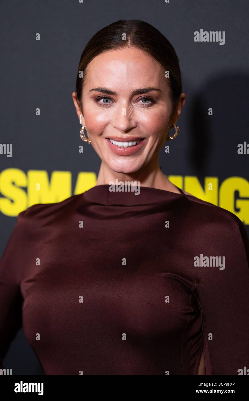 Emily Blunt poses for photographers upon arrival at the screening of ...
