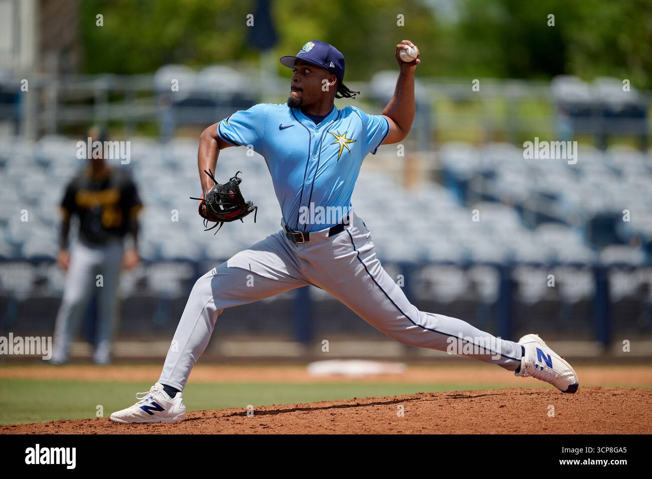 Tampa Bay Rays pitcher Cesar De Jesus (45) during an MiLB Florida ...