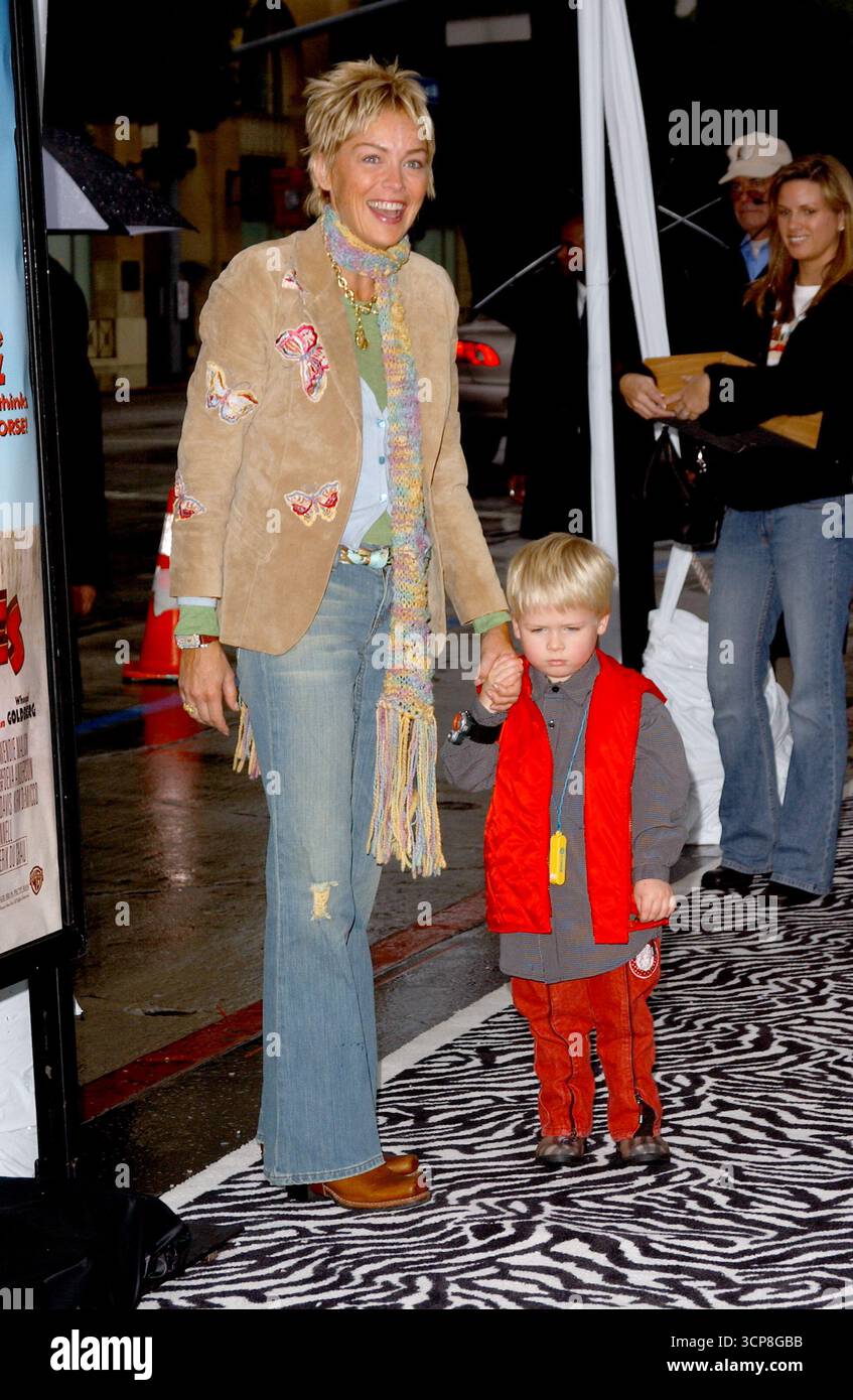Sharon stone and son roan hi-res stock photography and images - Alamy