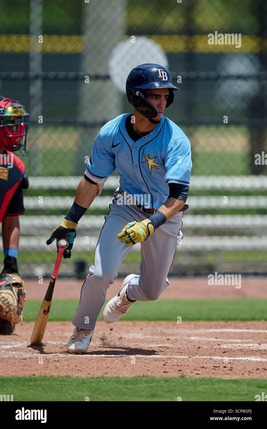 Tampa Bay Rays Derek Datil (45) bats during an MiLB Florida Bridge ...