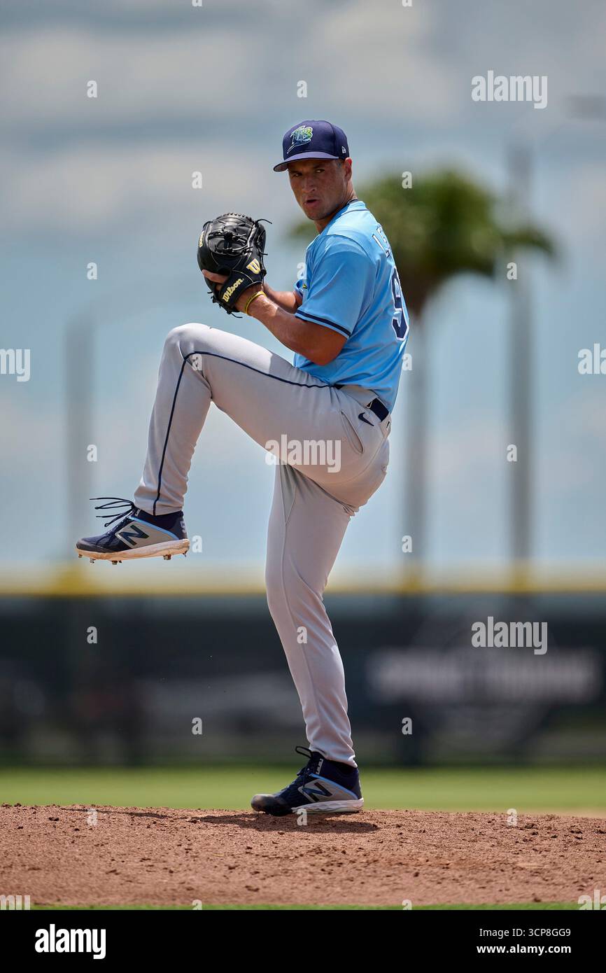 Tampa Bay Rays pitcher Marbin Lezcano (93) during an MiLB Florida ...