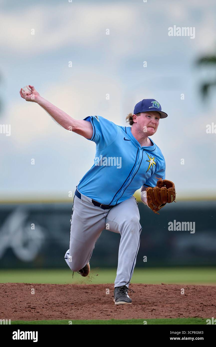 Tampa Bay Rays pitcher Riley Stanford (64) during an MiLB Florida ...