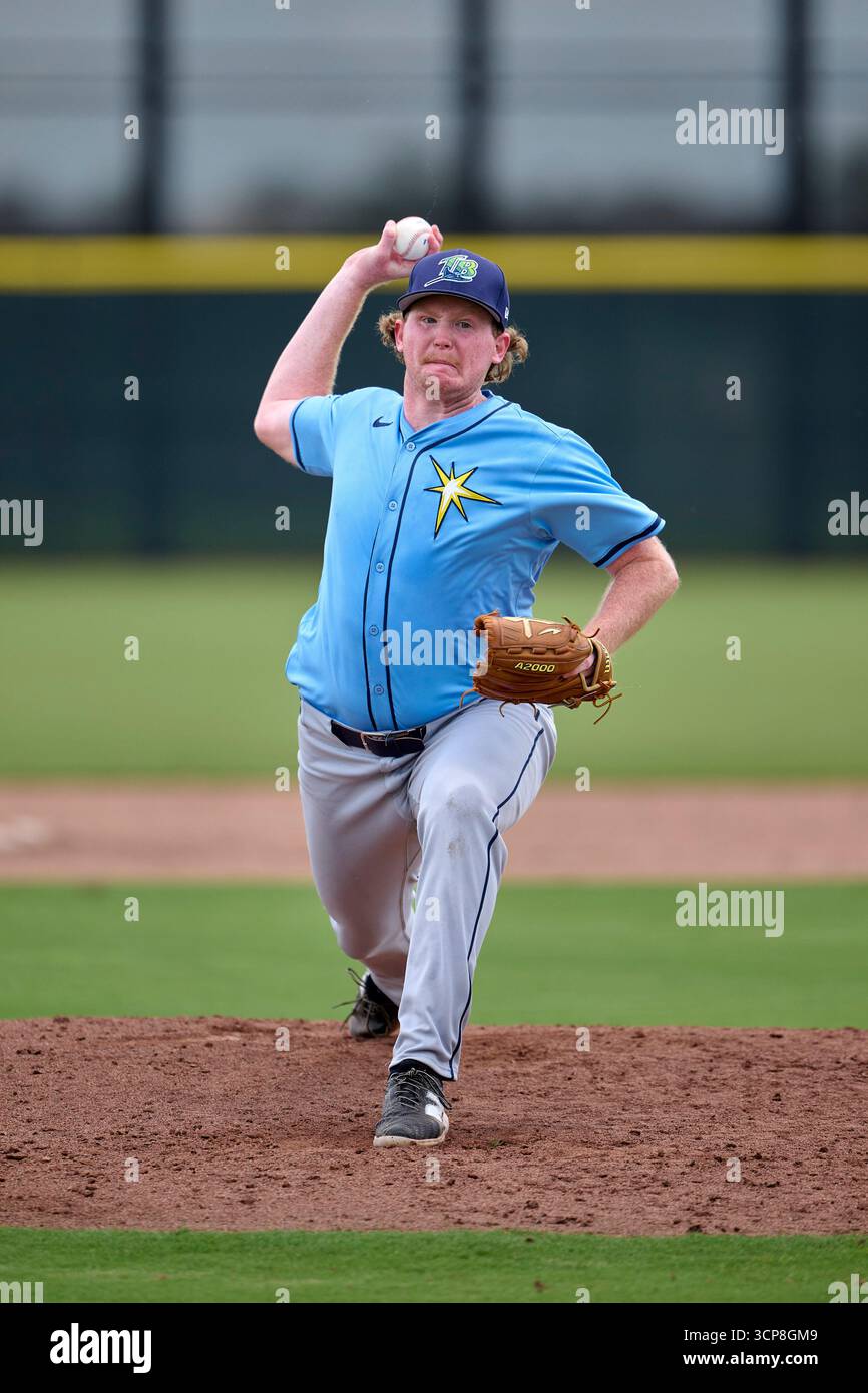 Tampa Bay Rays pitcher Riley Stanford (64) during an MiLB Florida ...