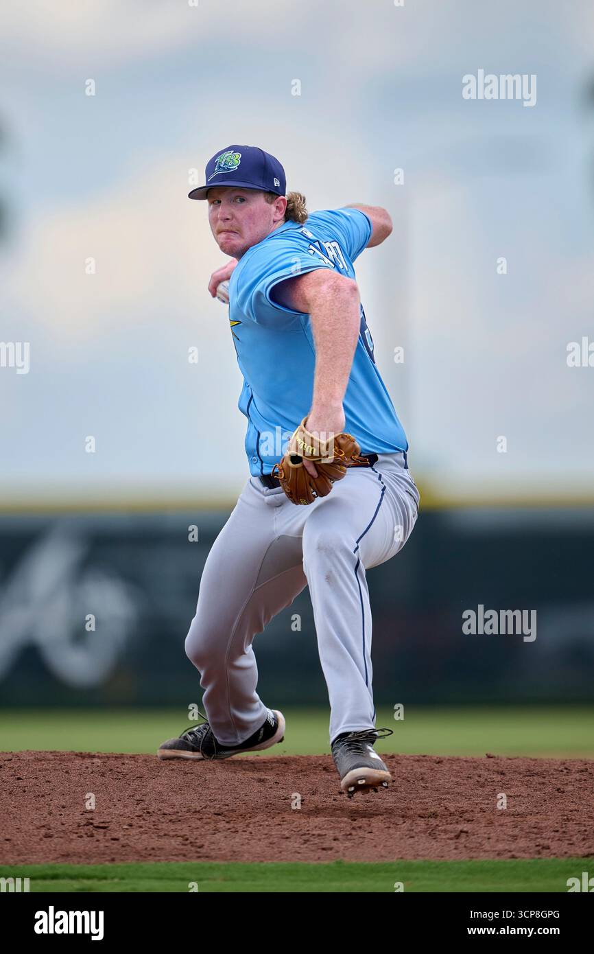 Tampa Bay Rays pitcher Riley Stanford (64) during an MiLB Florida ...