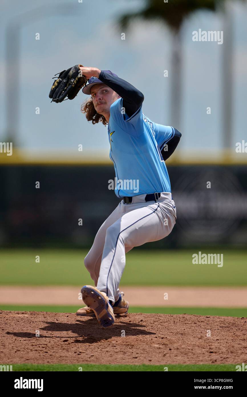 Tampa Bay Rays pitcher Aidan Cremarosa (20) during an MiLB Florida ...