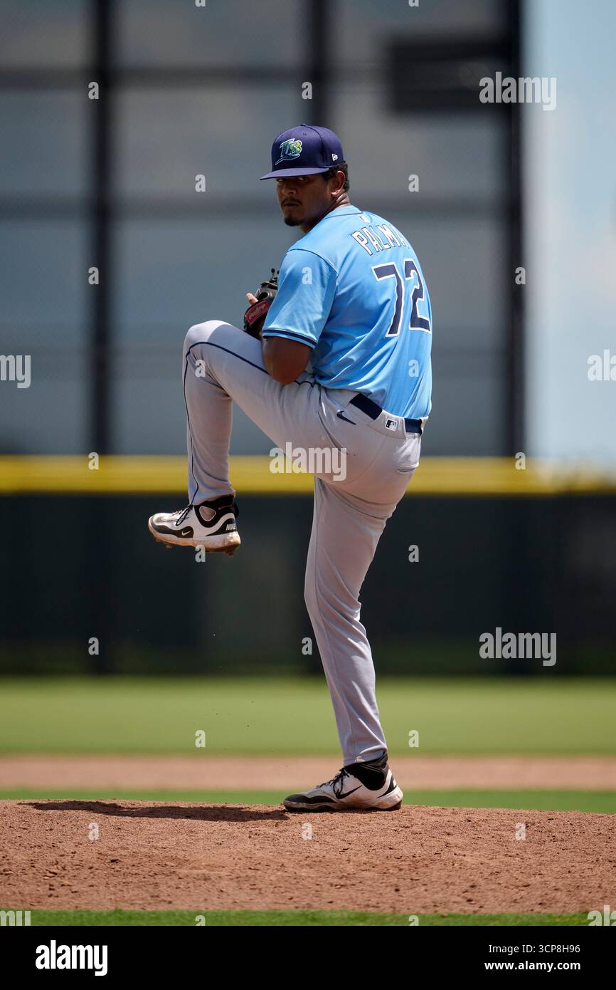 Tampa Bay Rays pitcher Moises Palma (72) during an MiLB Florida Bridge ...