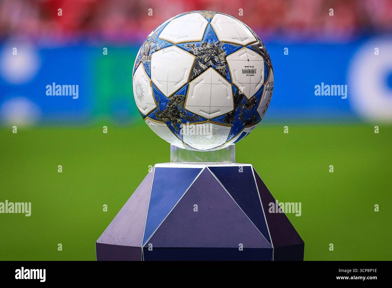 Illustration of the Adidas match ball with the official UEFA Champions ...