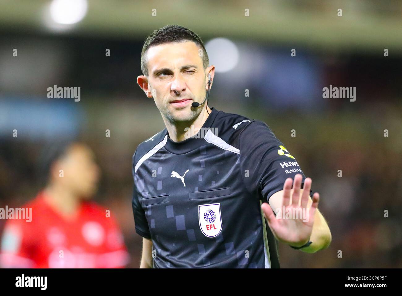 Oakwell Stadium, Barnsley, England - 23rd September 2025 Referee Tom ...