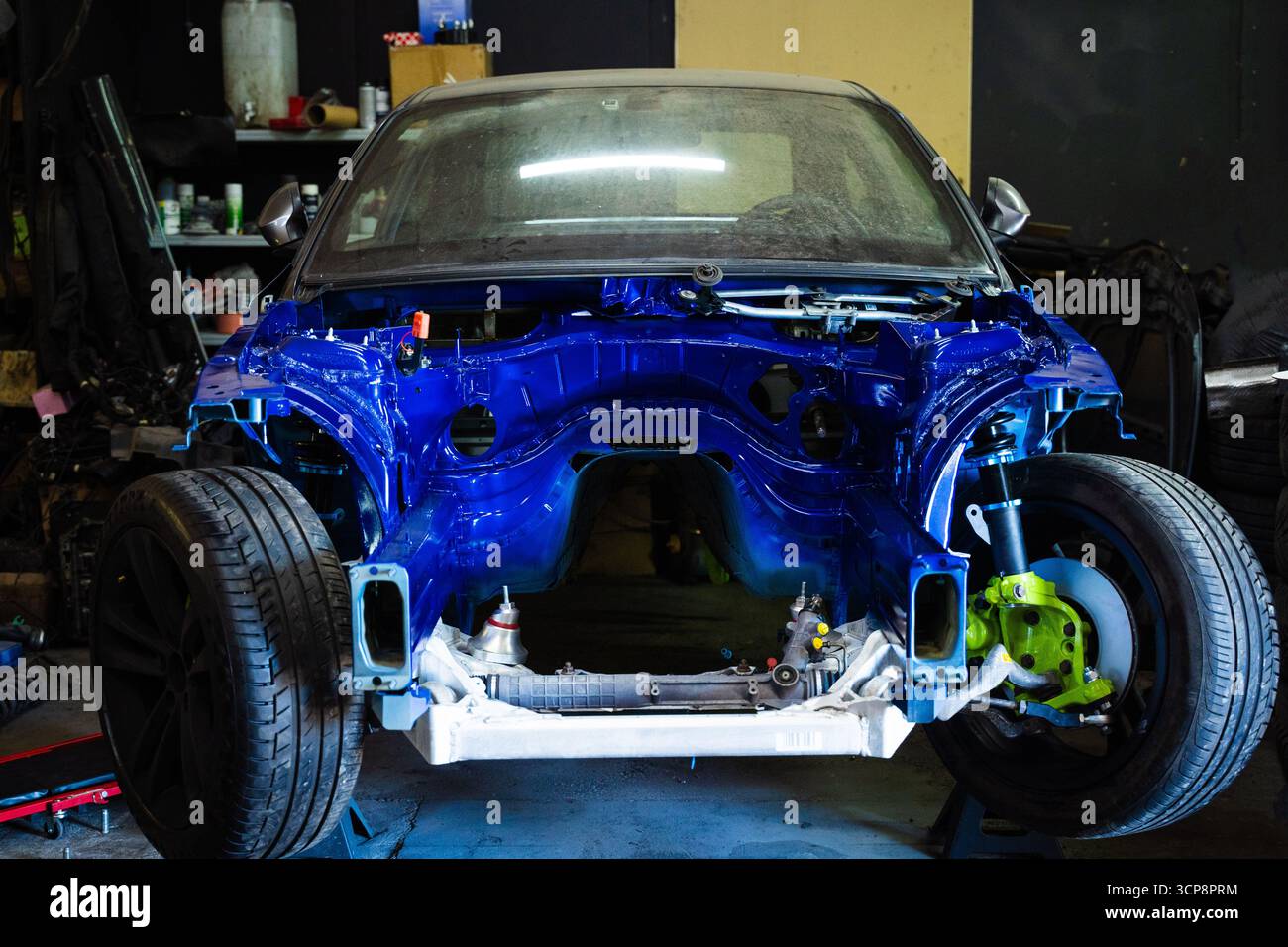 Drift Car Chassis Build - Custom Painted and Stripped Drift Project in ...