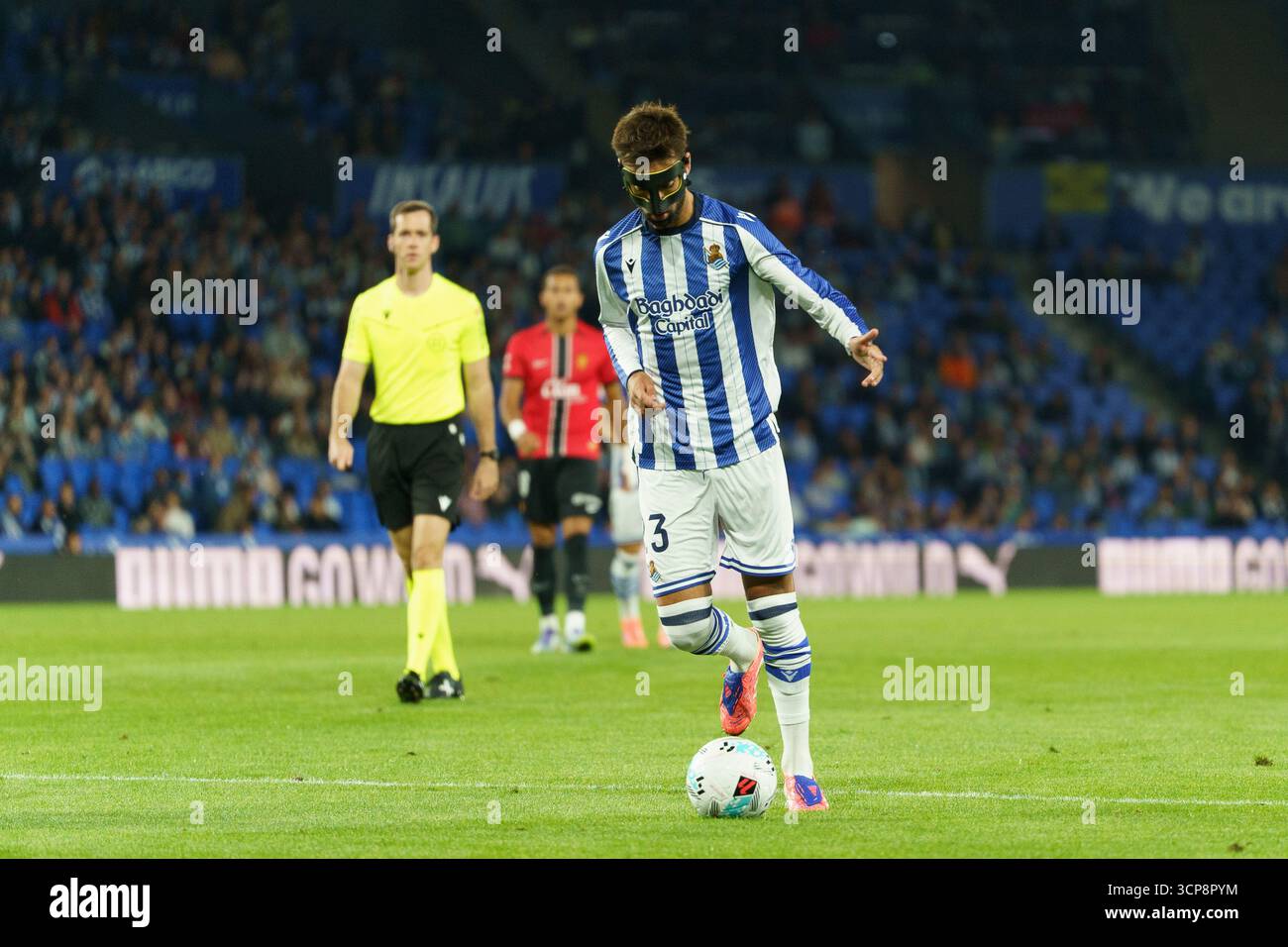 Brais Mendez in action during the La Liga game between Real Sociedad ...