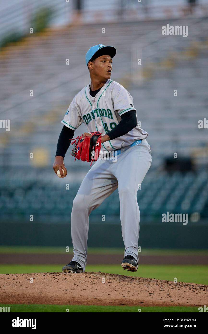 Daytona Tortugas pitcher Ovis Portes (49) during an MiLB Florida State ...