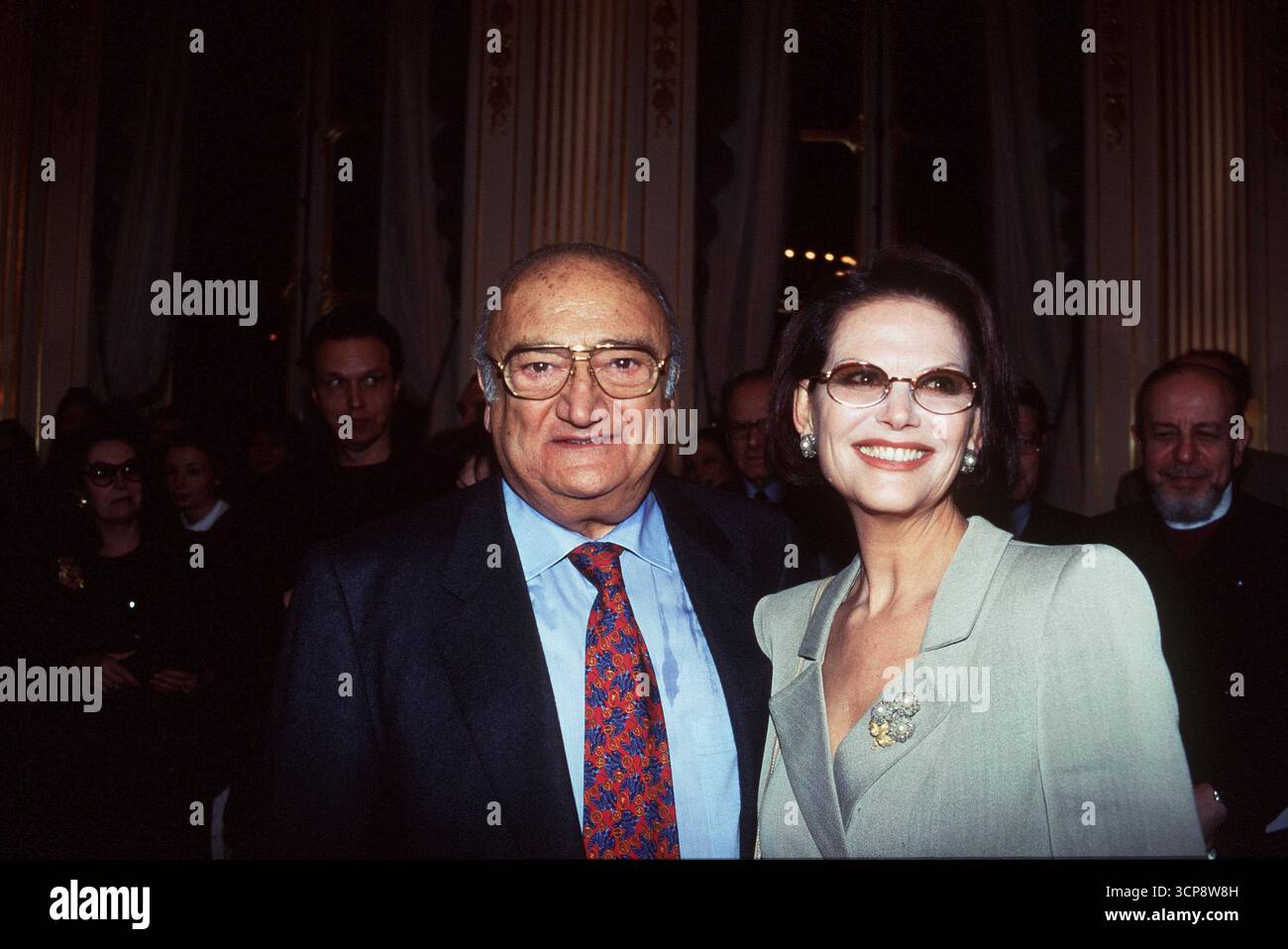 February 14, 1996: French Director HENRI VERNEUIL with CLAUDIA ...