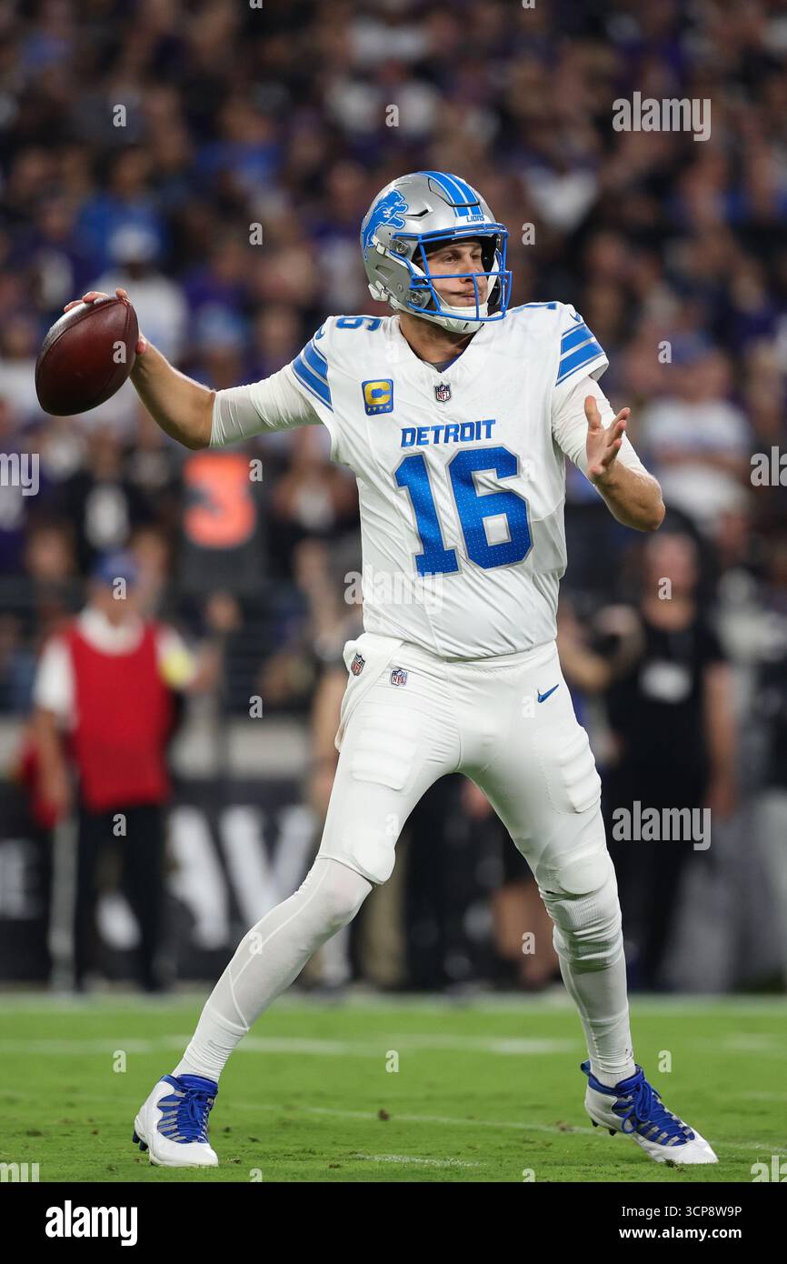Detroit Lions quarterback Jared Goff throws a pass during the first ...