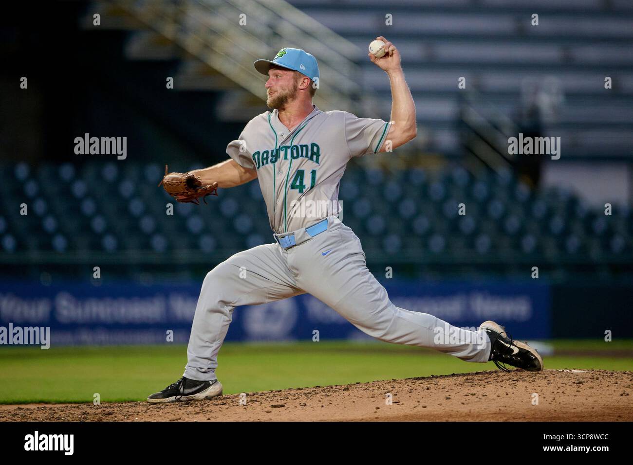 Daytona Tortugas pitcher Jacob Edwards (41) during an MiLB Florida ...