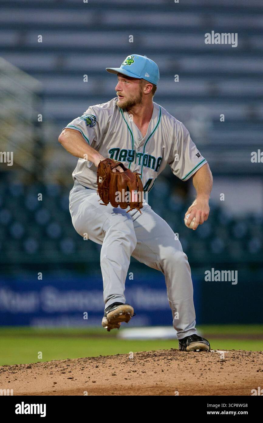 Daytona Tortugas pitcher Jacob Edwards (41) during an MiLB Florida ...