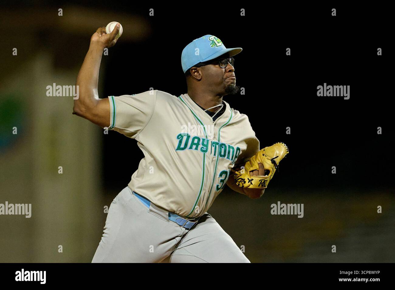 Daytona Tortugas pitcher Gabe Starks (31) during an MiLB Florida State ...
